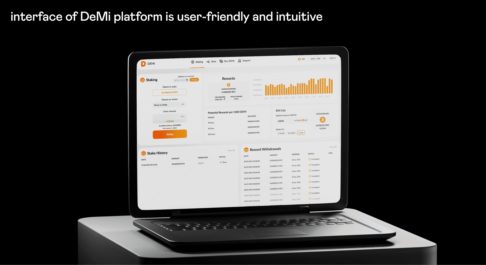 Mining Rig Rentals • DeMi token